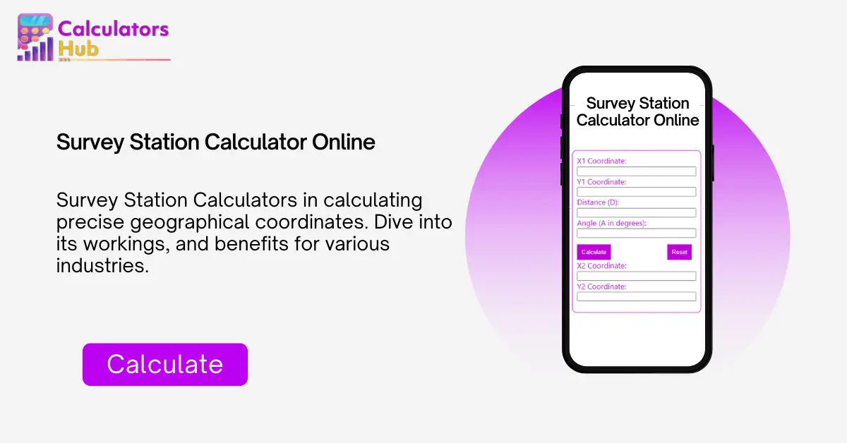 Survey Station Calculator Online - CalculatorsHub Survey Station Calculator Online - CalculatorsHub
