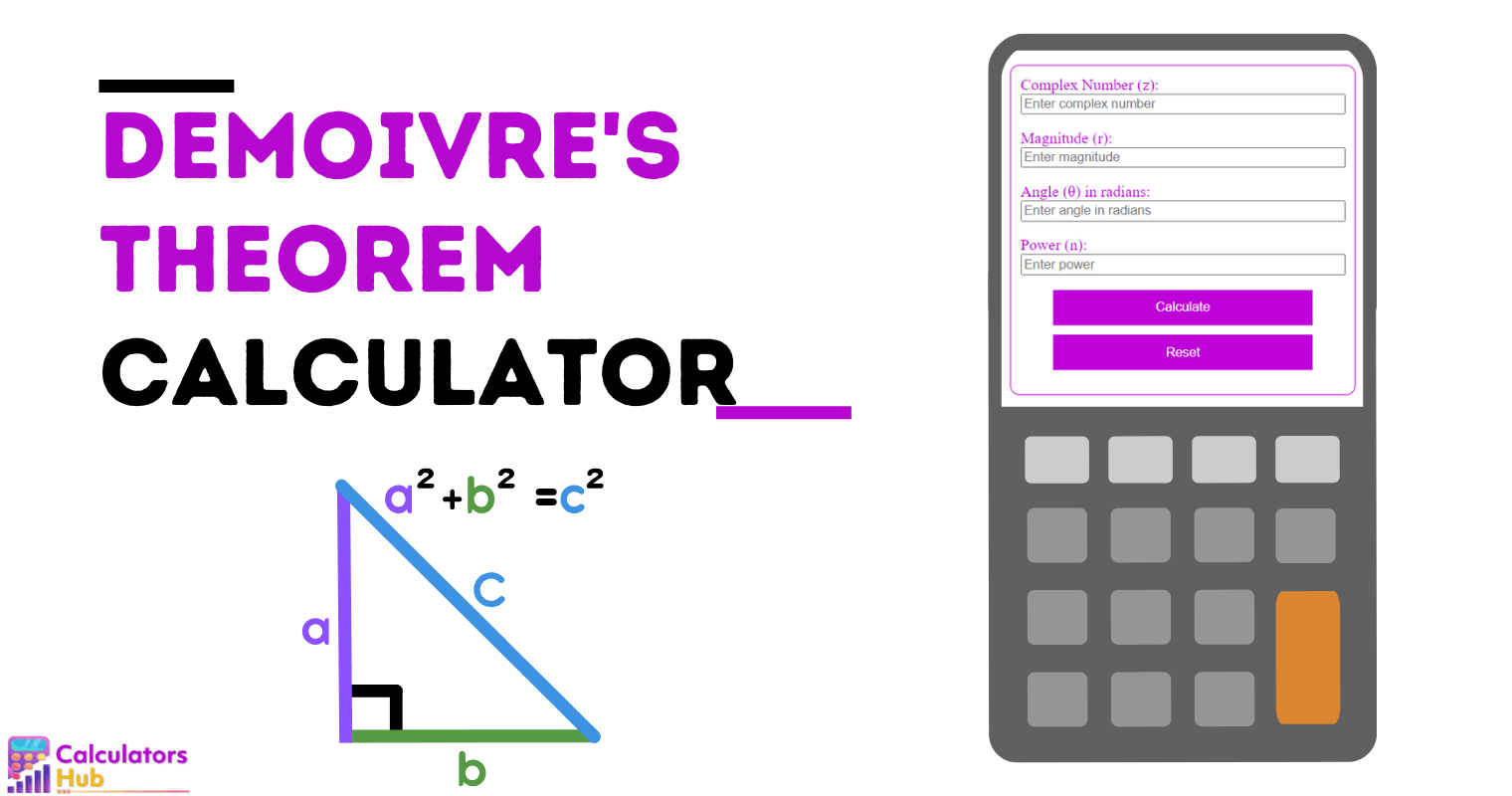 Demoivre's Theorem Calculator Online Demoivre's Theorem Calculator Online