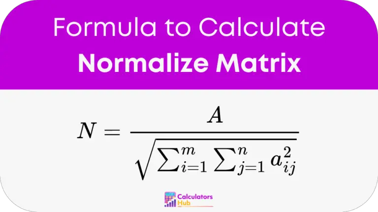 Normalize Matrix Calculator Online Normalize Matrix Calculator Online