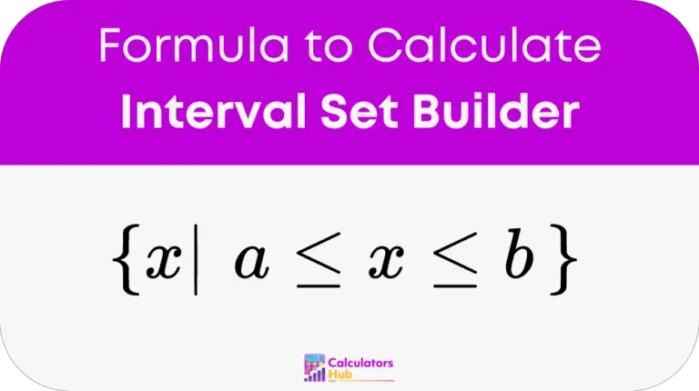 Interval Set Builder Notation Calculator Online