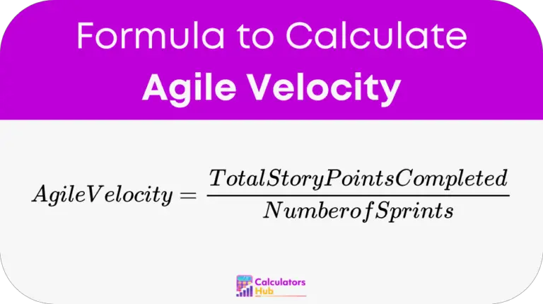 Agile Velocity Calculator Agile Velocity Calculator